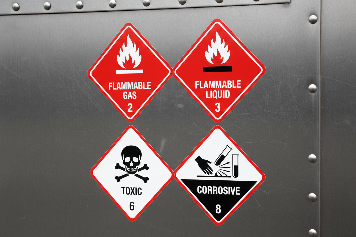 HAZMAT Stickers Australia | Dangerous Goods Classes Guide – Stick-Dat
