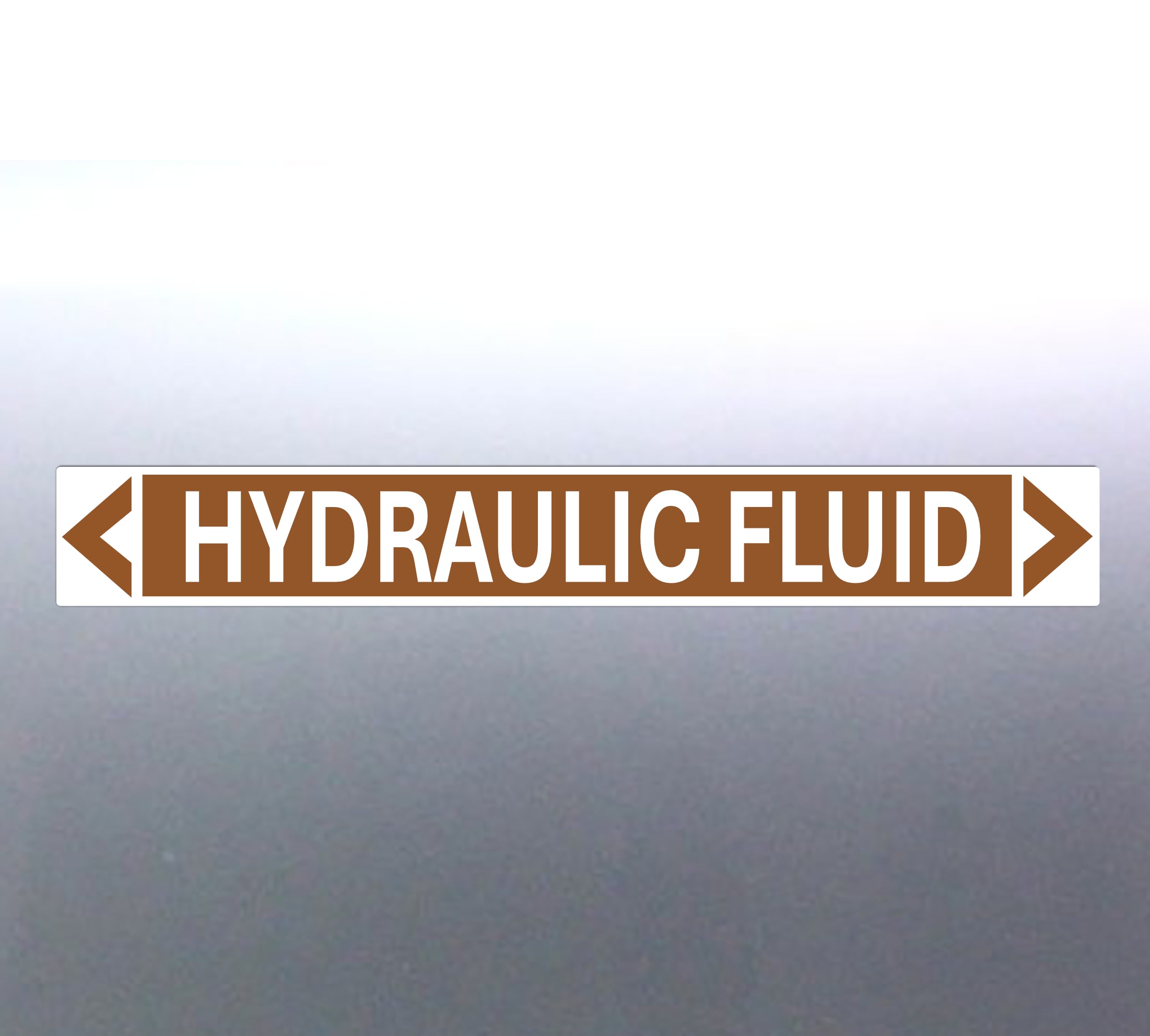 Hydraulic Fluid Flow Direction Pipe Marker – AS1345 Compliant ...