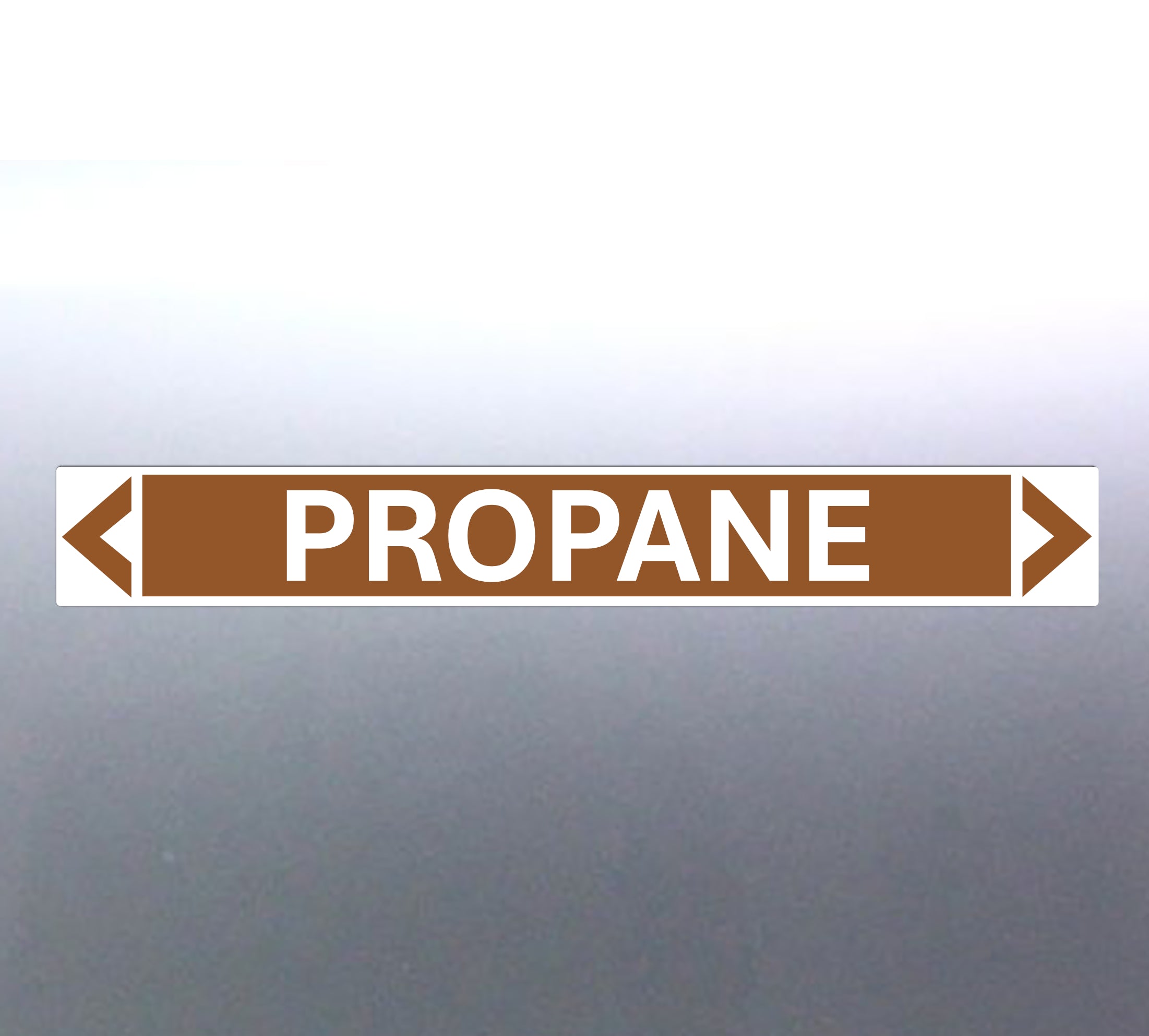 Propane Flow Direction Pipe Marker - Flammable Liquids Label | Stick ...