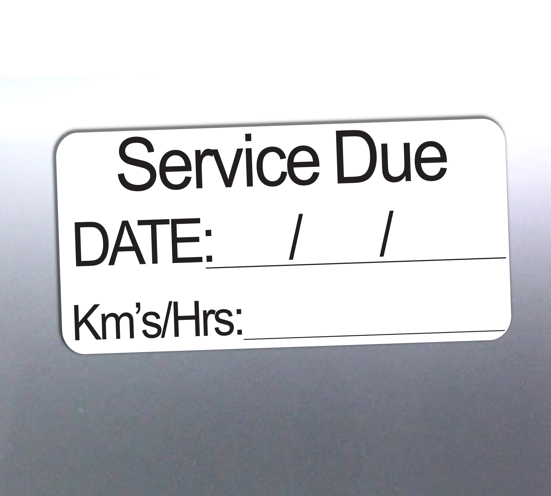 Large Service Due Stickers 60×30mm – Workshop Labels AU – Stickdat