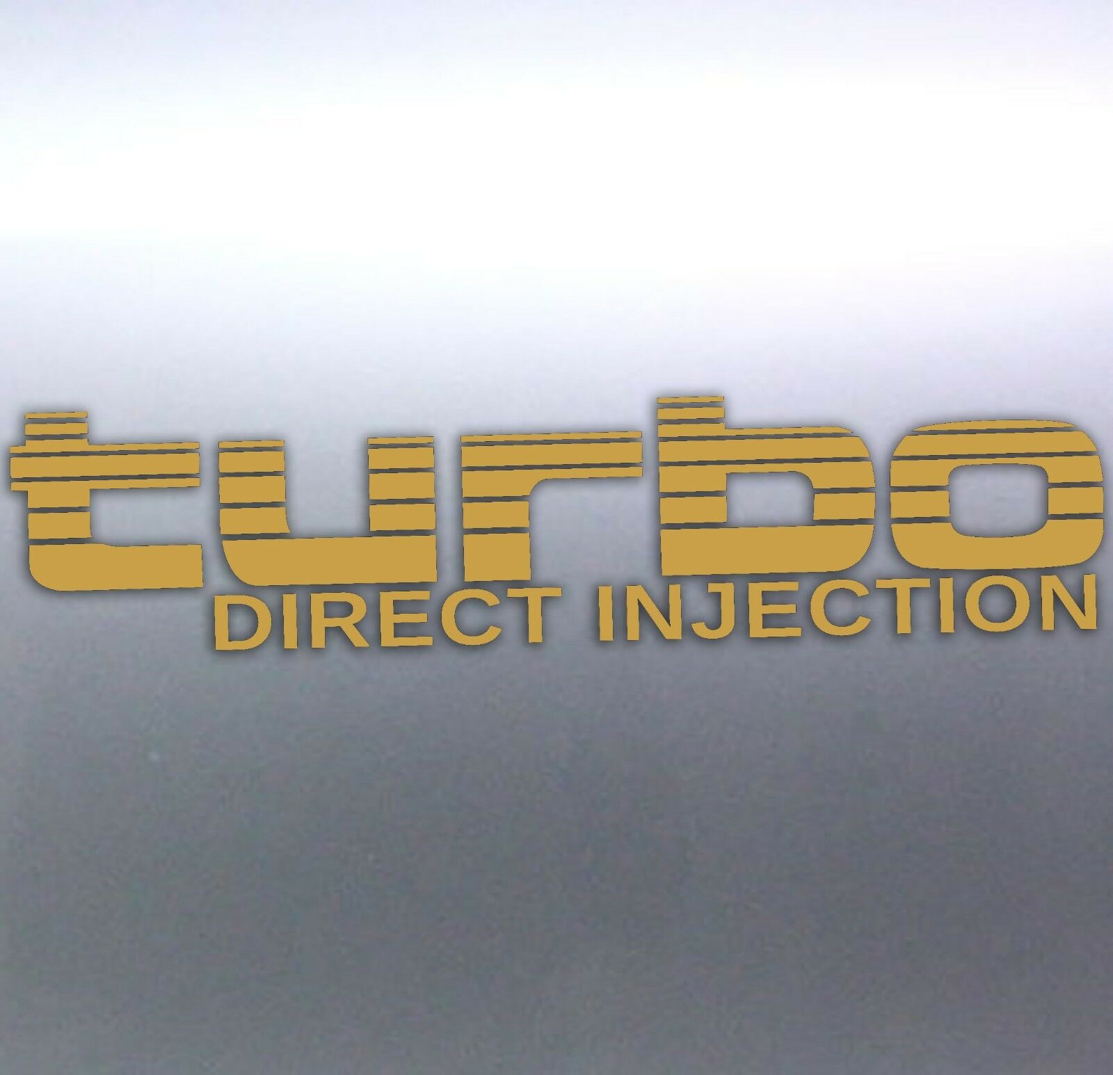 Gold Turbo Direct Injection Stickers Toyota Landcr – Stickdat