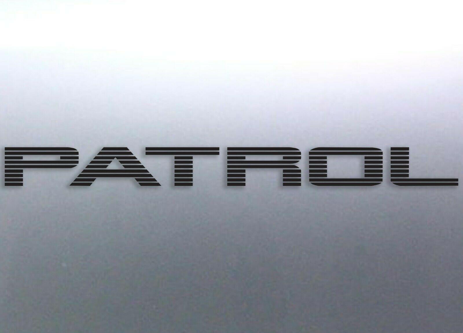 1 Huge Patrol Stickers decal 1200 mm long 4x4 Aust – Stickdat
