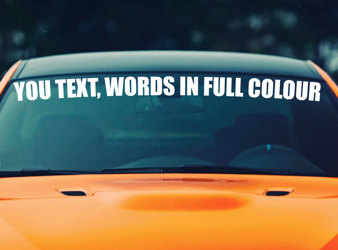 Your text font Vinyl cut sticker Car 4wd 4X4 1 met – Stickdat